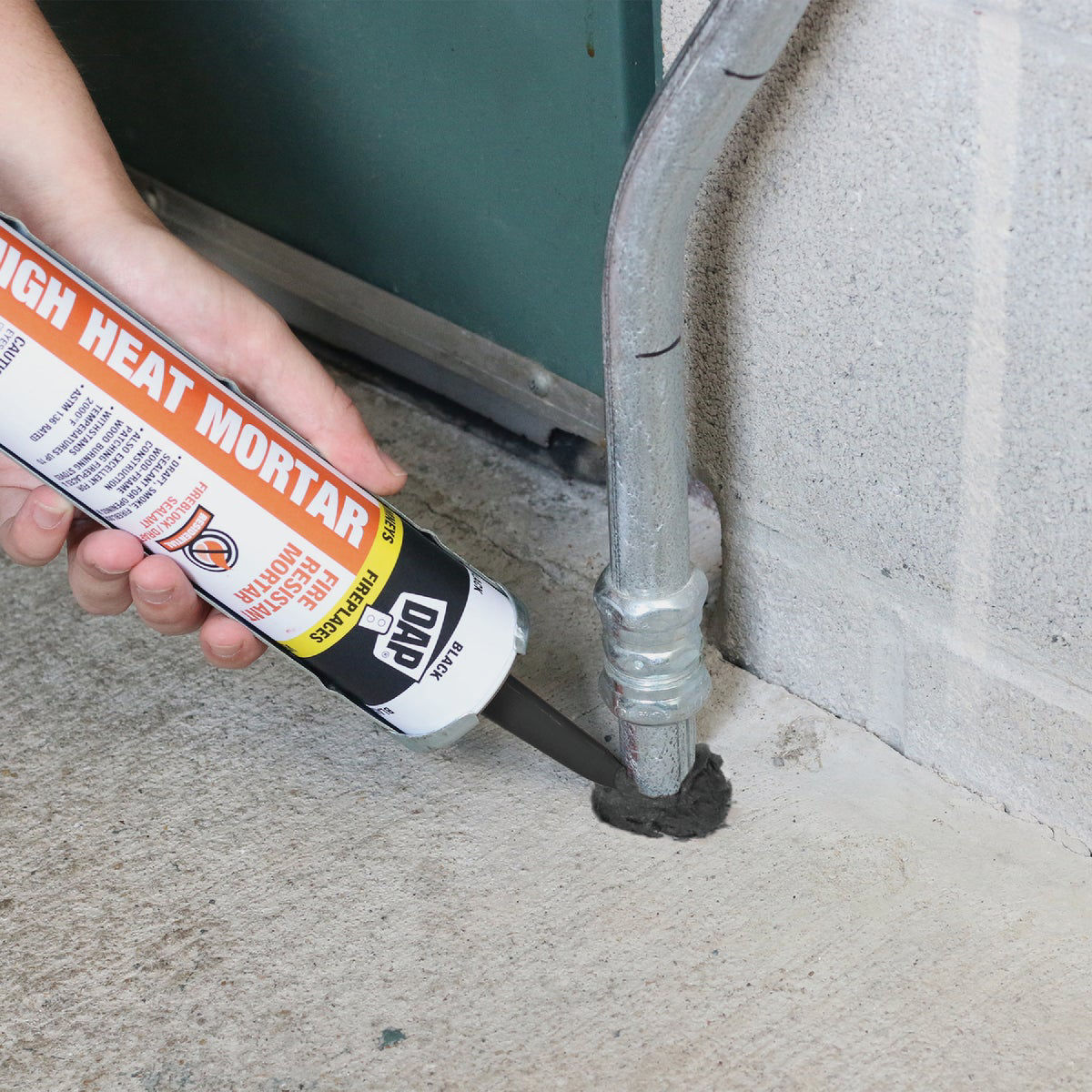 Dap 10.1 Oz. Black Fire Resistant Mortar Hi-Temp Sealant | Do it Best