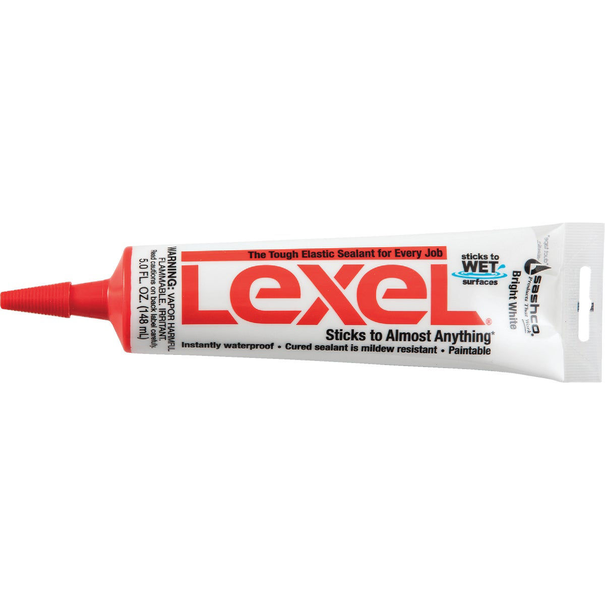 Sashco Lexel 5 Oz. Caulk Polymer Sealant, Bright White | Do it Best