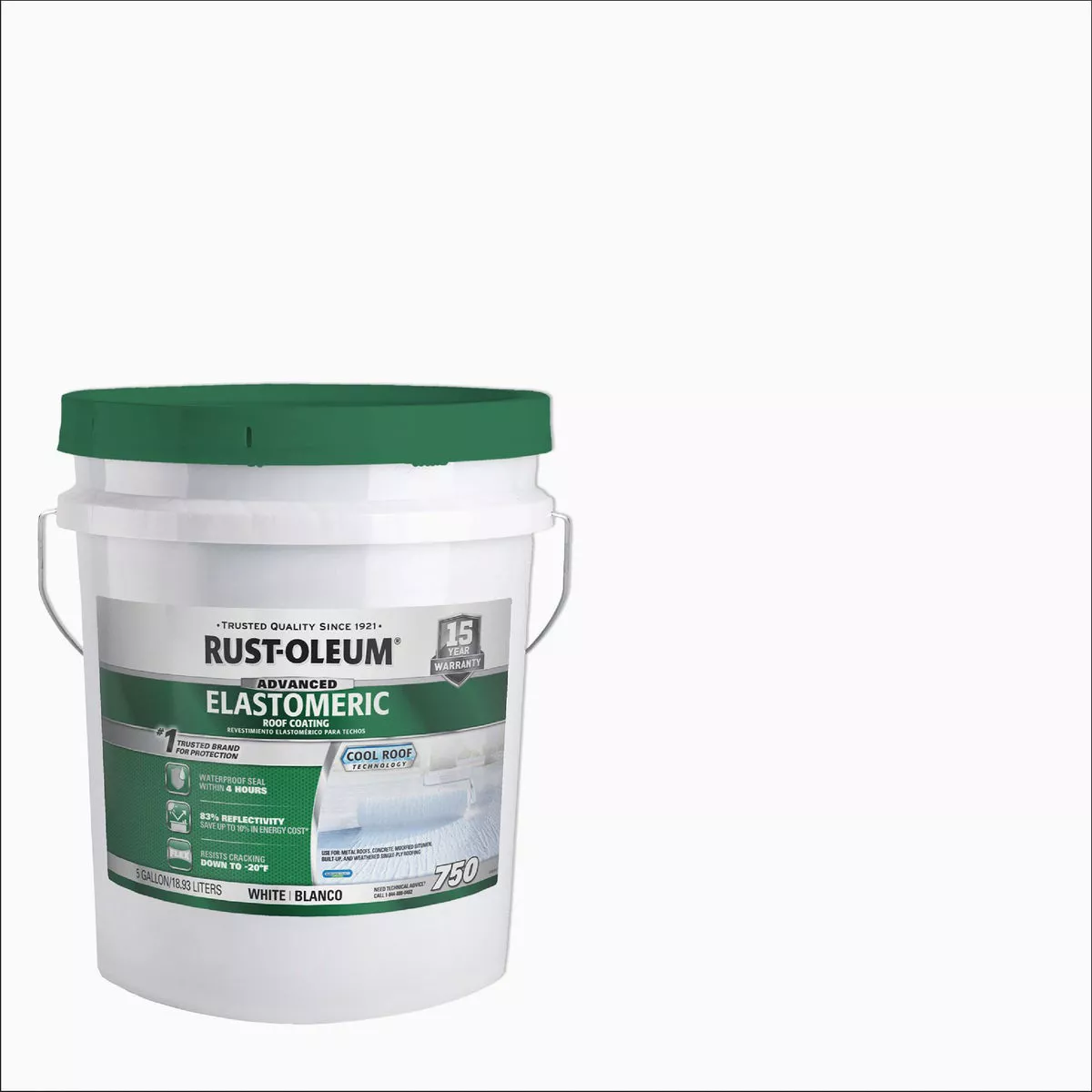 Rust-Oleum 750 5 Gal. 15-Year Elastomeric Roof Coating | True Value ...