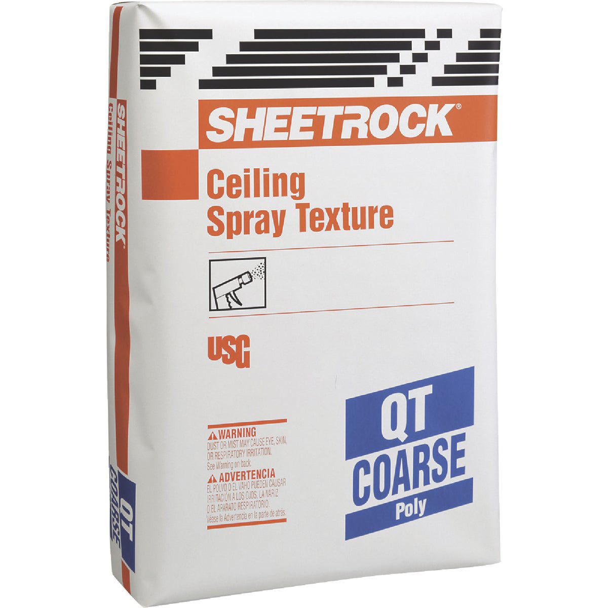 Sheetrock Popcorn-Coarse 40 Lb. Bag White Spray Texture Material | Do ...