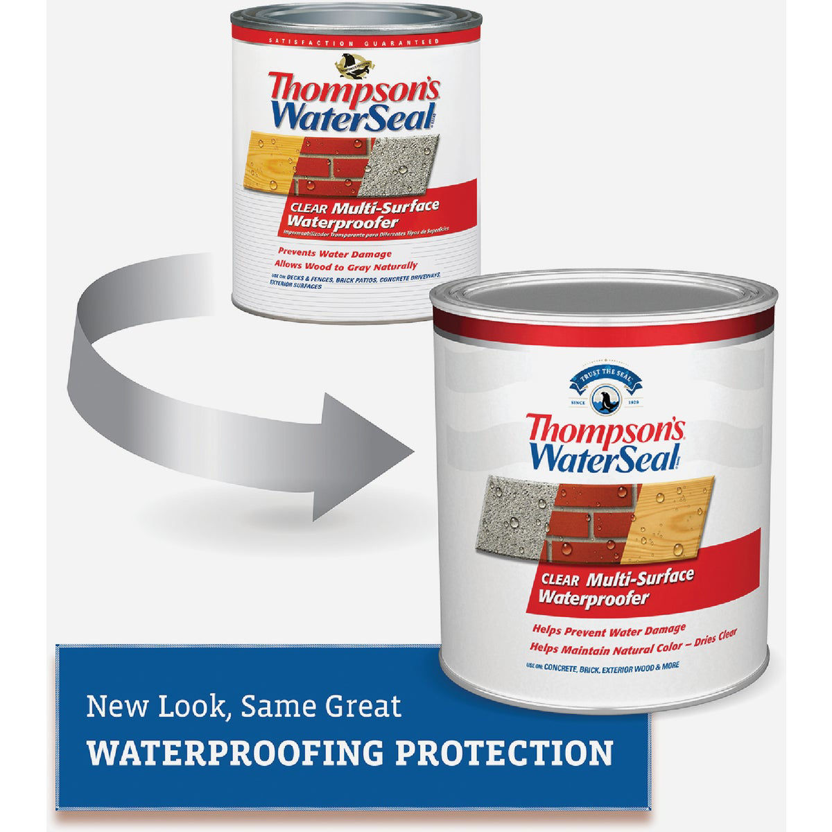 Thompsons WaterSeal Clear VOC MultiSurface Waterproofing Sealer, 1 Qt ...