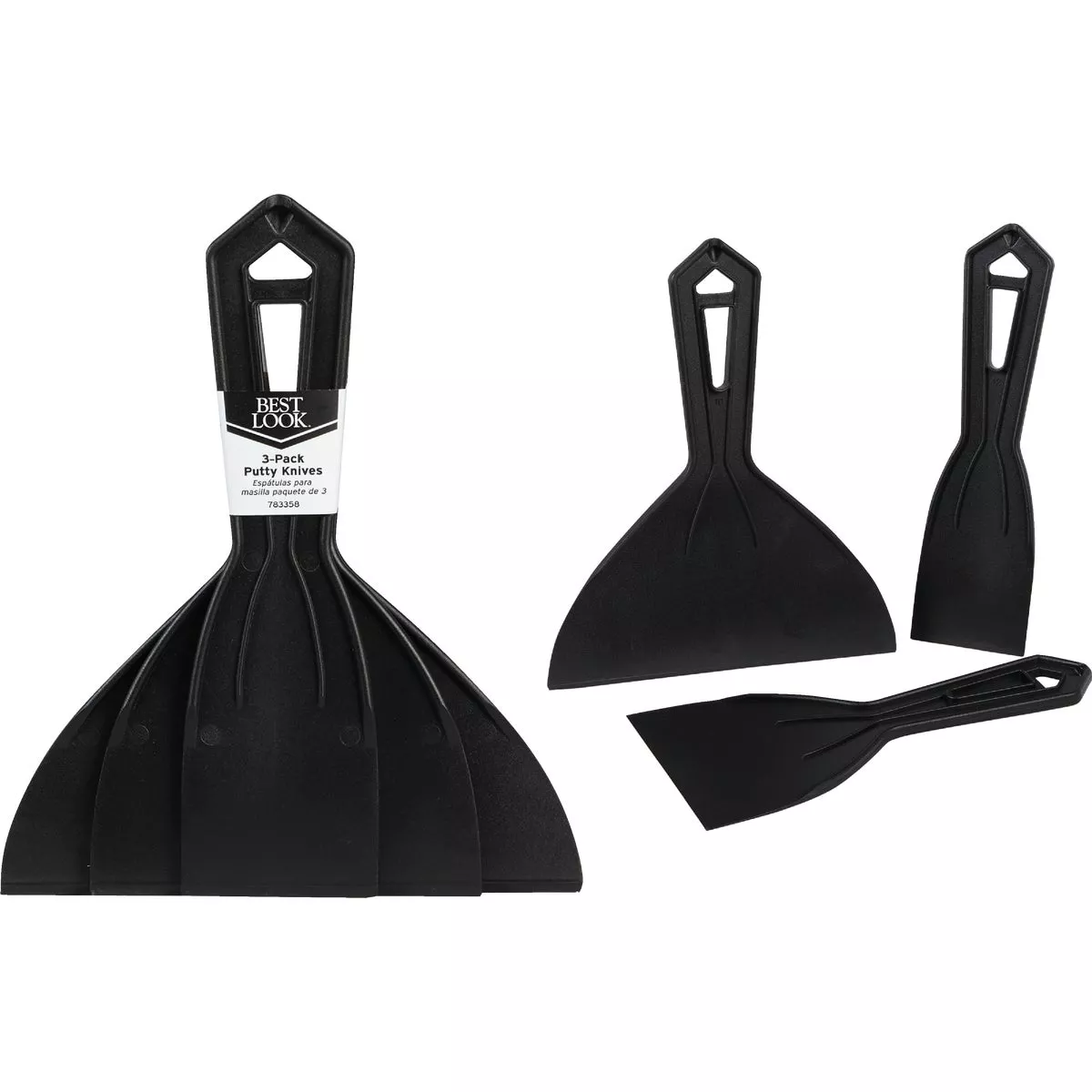 Best Look Plastic Putty Knife Set (3-Piece) | True Value Hardware