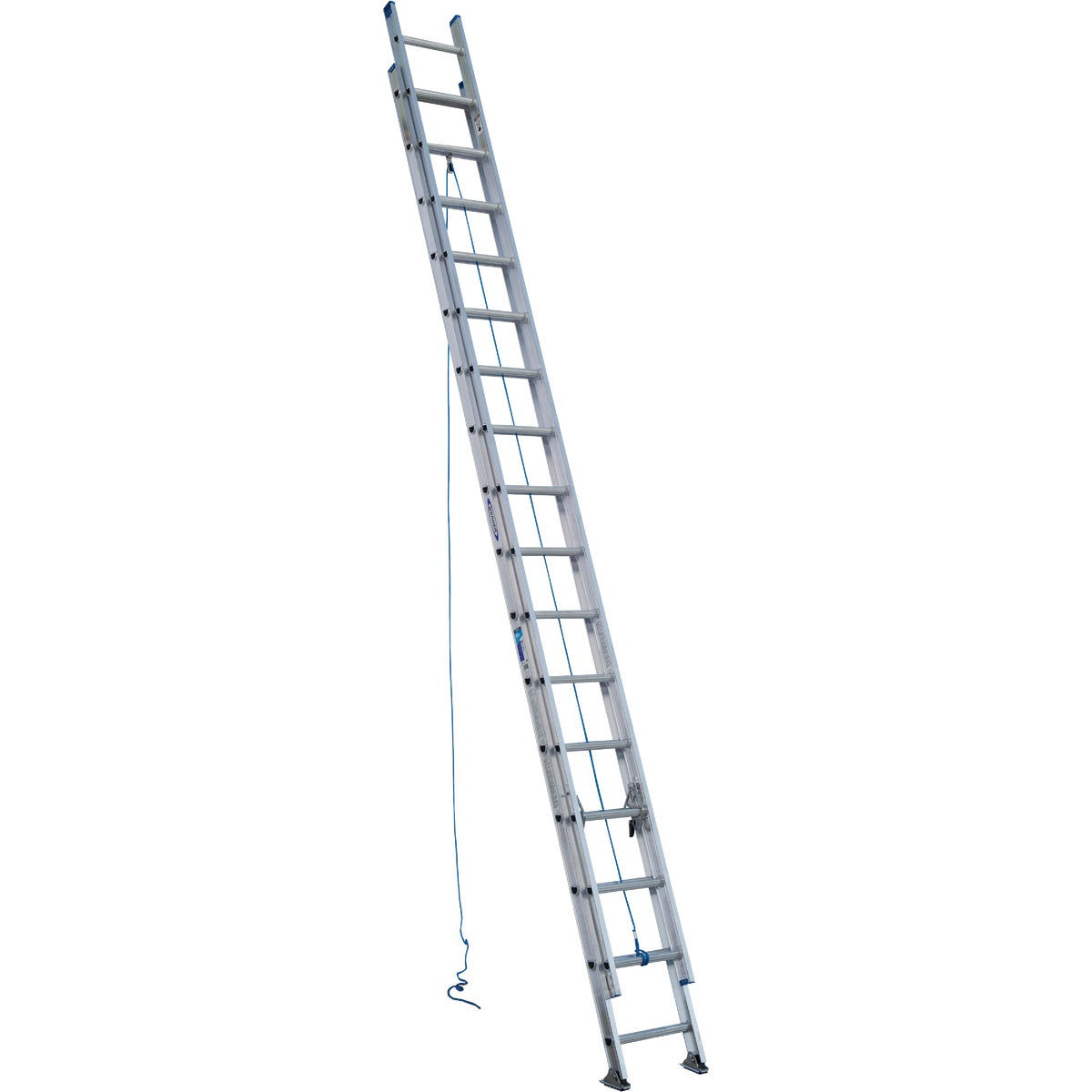 Werner 32 Ft. Aluminum Extension Ladder with 250 Lb. Load Capacity Type ...