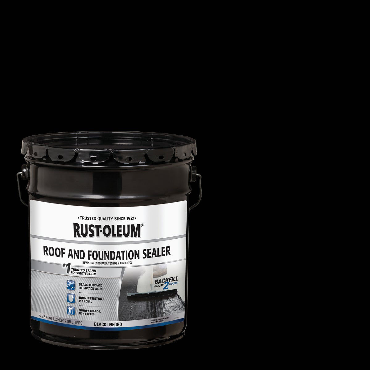 Rust-Oleum 4.75 Gal. Black Roof and Foundation Sealer | Do it Best