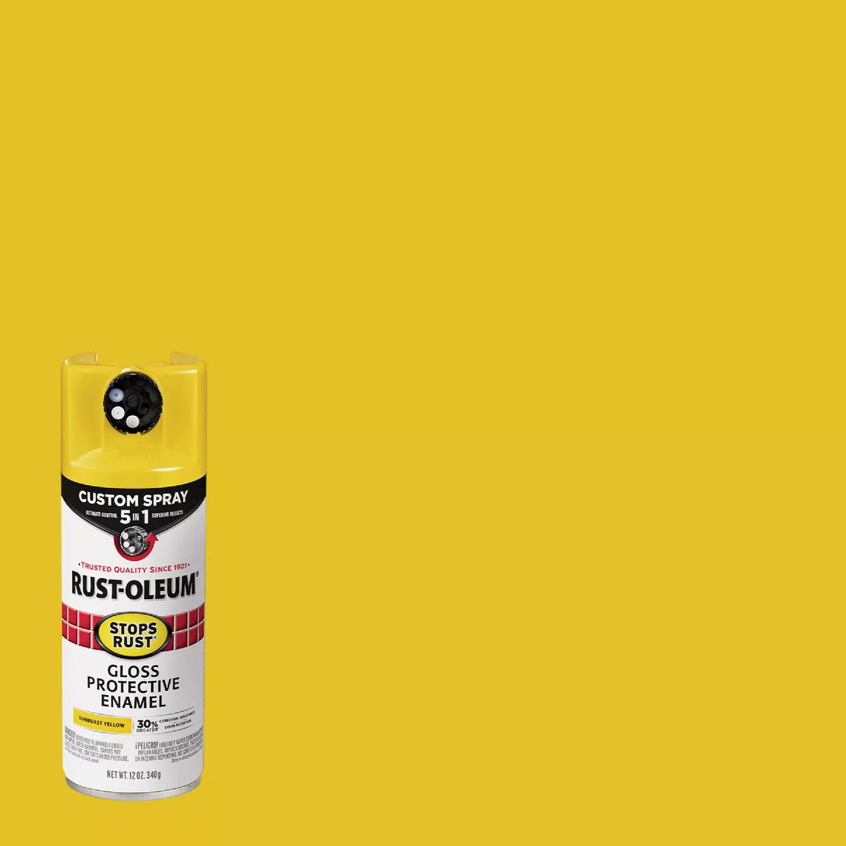 Rust-Oleum Stops Rust 12 Oz. Custom Spray 5 in 1 Gloss Spray Paint ...