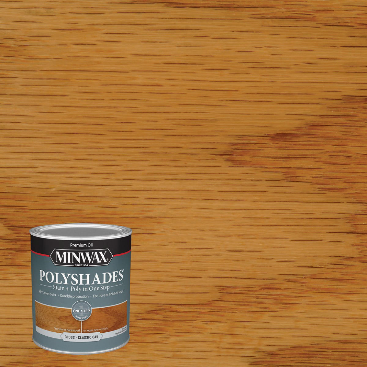 Minwax Polyshades 1 Qt. Gloss Stain & Finish Polyurethane In 1-Step ...