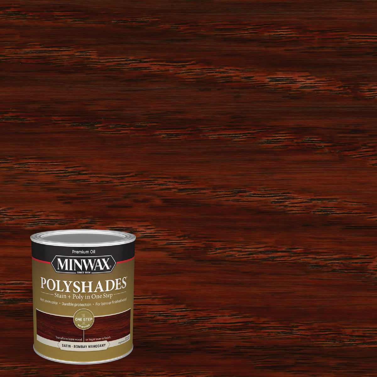 Minwax Polyshades 1 Qt. Satin Stain & Finish Polyurethane In 1-Step ...