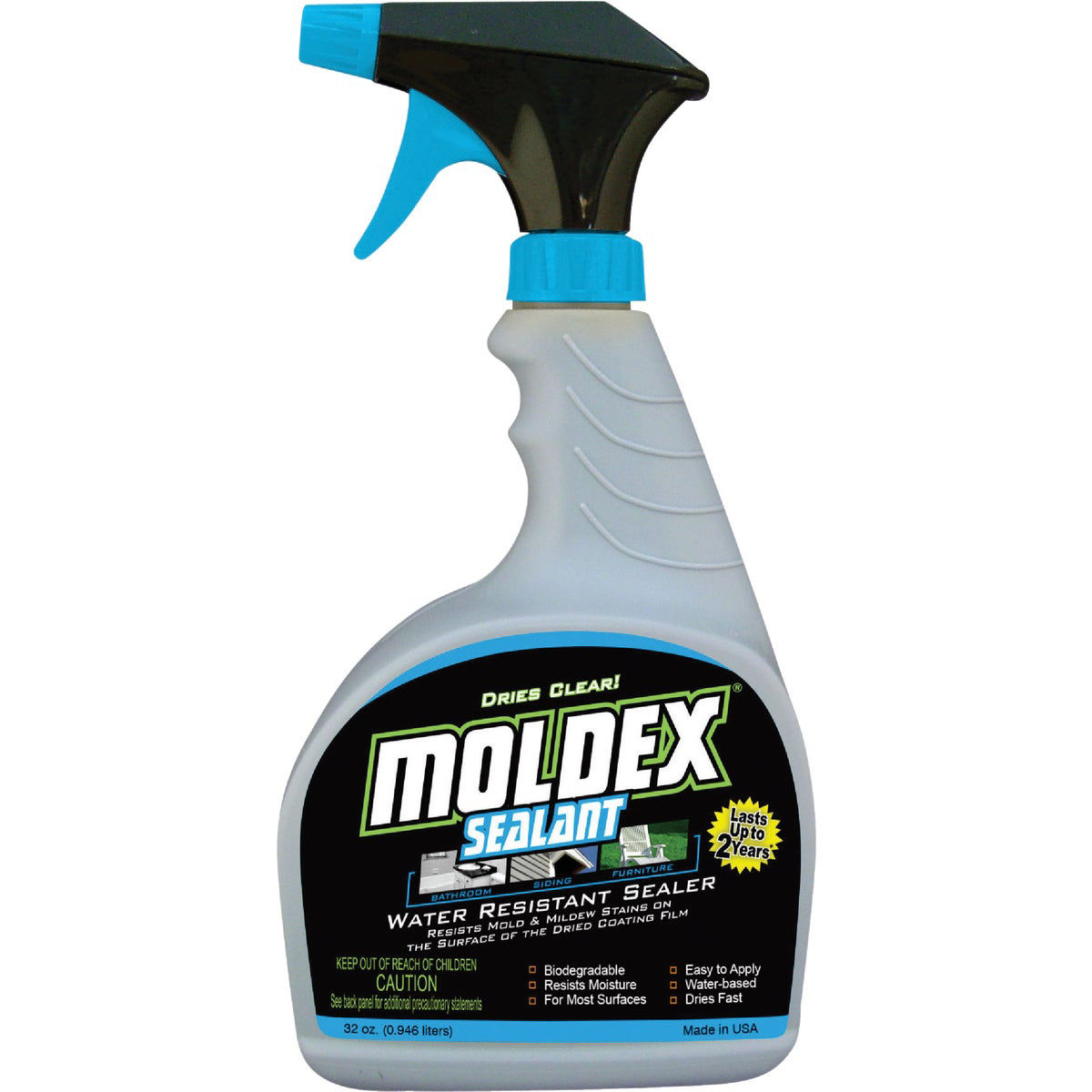 Moldex 32 Oz. Trigger Spray 125 Sq. Ft. Coverage Algae & Mold ...