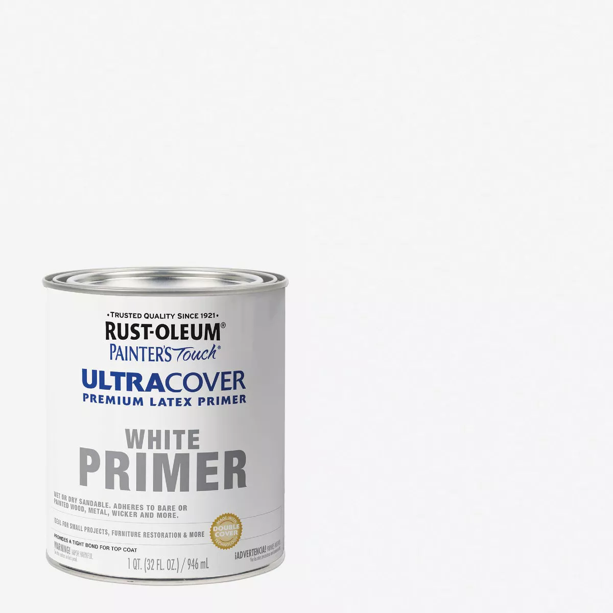 Rust-Oleum Painter's Touch Ultra Cover Flat Premium Latex Primer, White ...