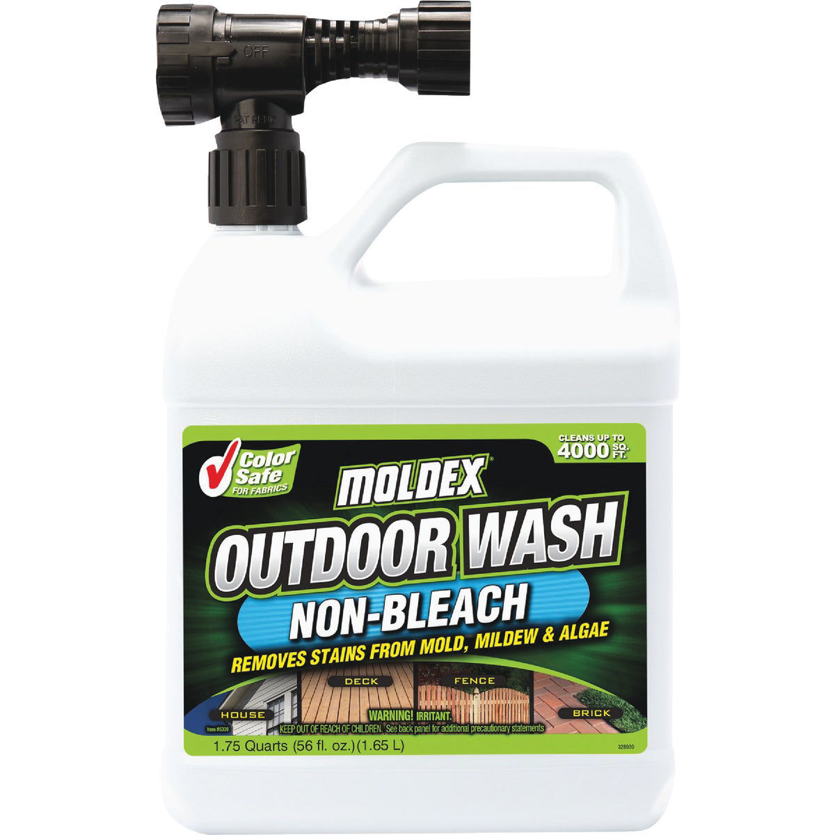 Moldex 64 Oz. Hose End Concentrate Outdoor Wash Mold Stain Remover | Do ...