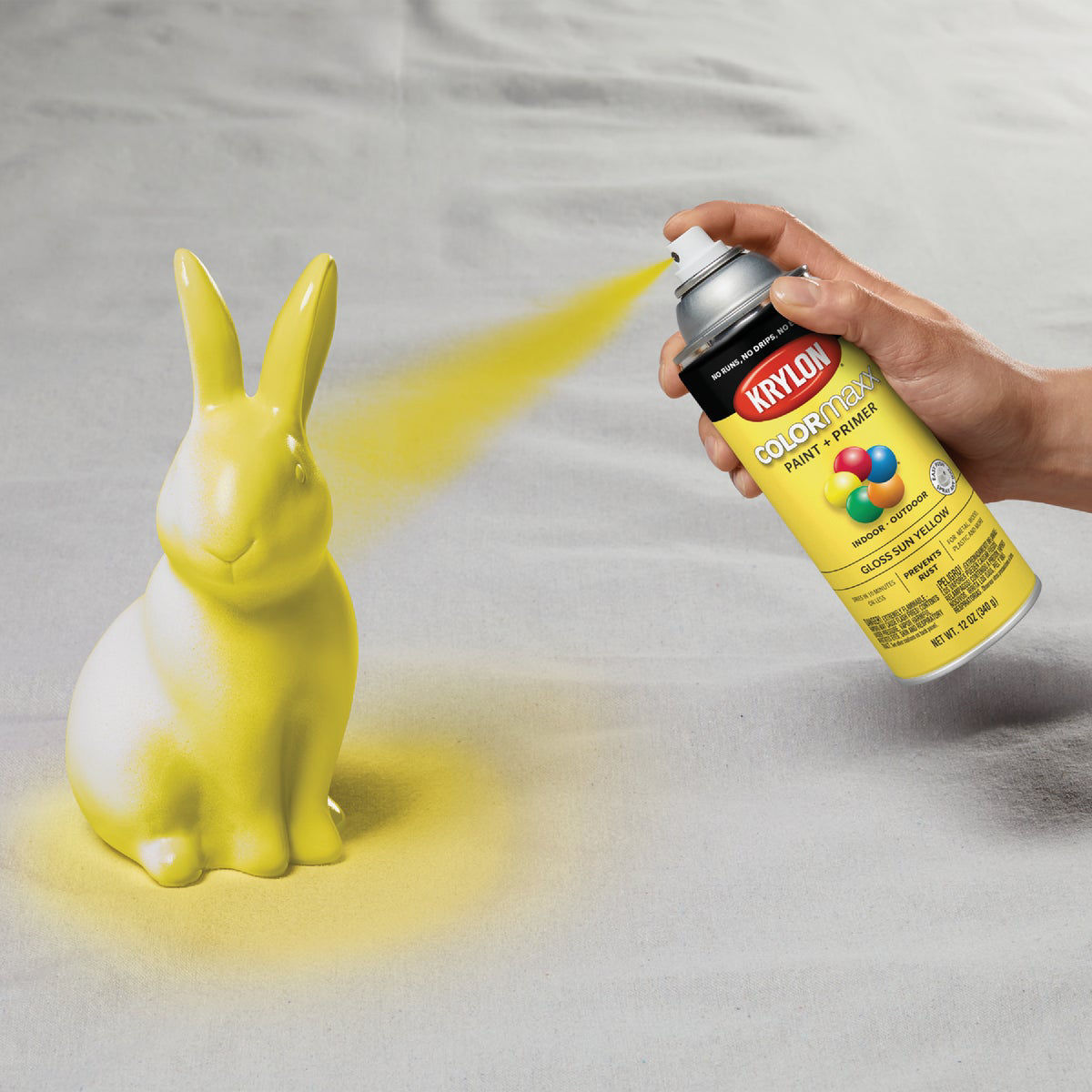 Krylon ColorMaxx 12 Oz. Gloss Spray Paint, Sun Yellow | Do it Best