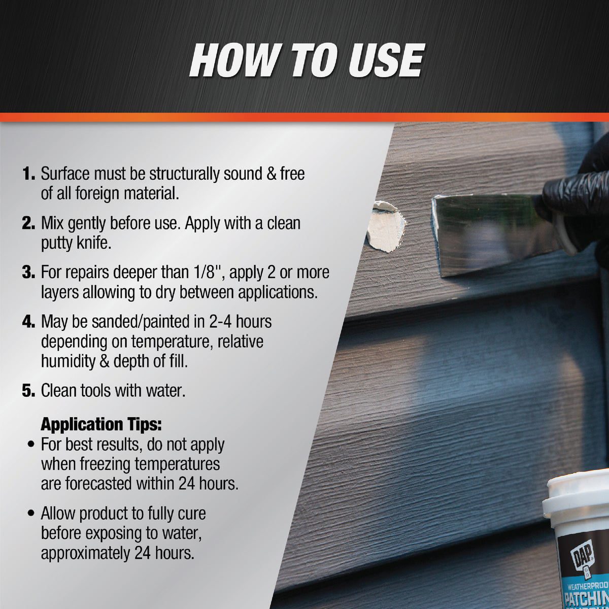 DAP 32 Oz. White Weatherproof Patching Compound | Do it Best