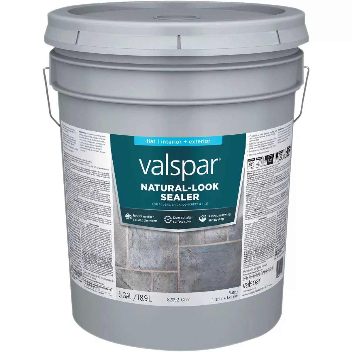 Valspar Natural Look Low Gloss Sealer, 5 Gal., Clear | True Value Hardware
