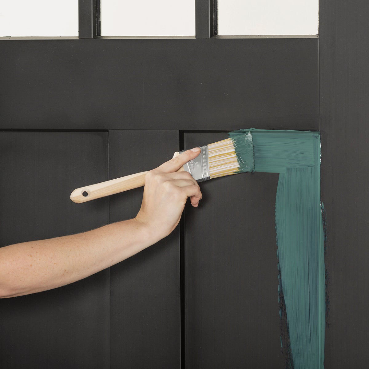 Rust-Oleum Stops Rust 1 Qt. Satin Vermont Green Door and Trim Paint ...