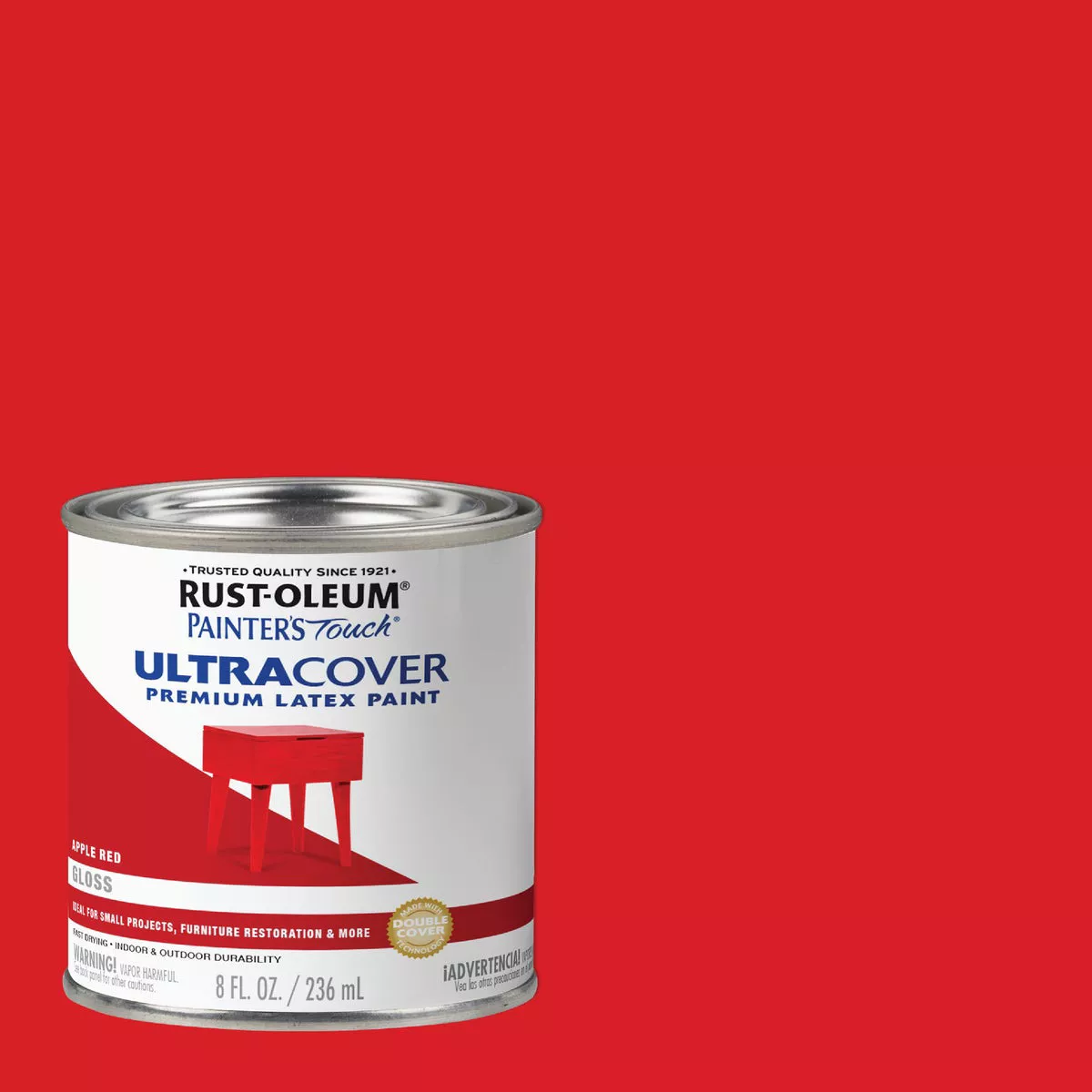 Rust-Oleum Painter's Touch 2X Ultra Cover Premium Latex Paint, Gloss Apple Red, 1/2 Pt. | Do it Best