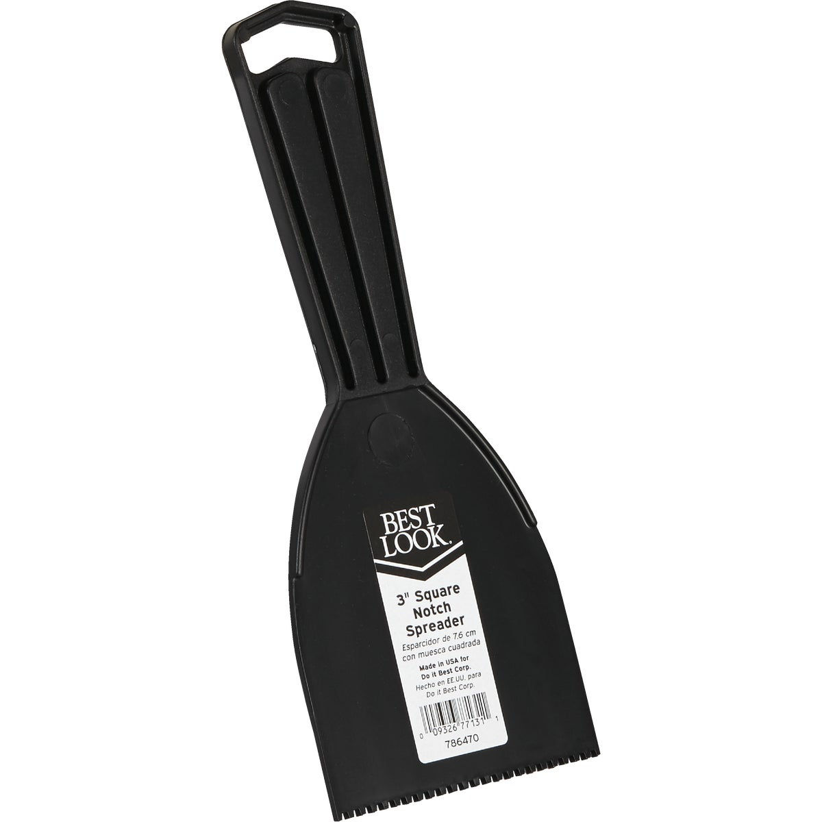 Best Look 3 In. Square-Notch Plastic Adhesive Spreader | Do it Best