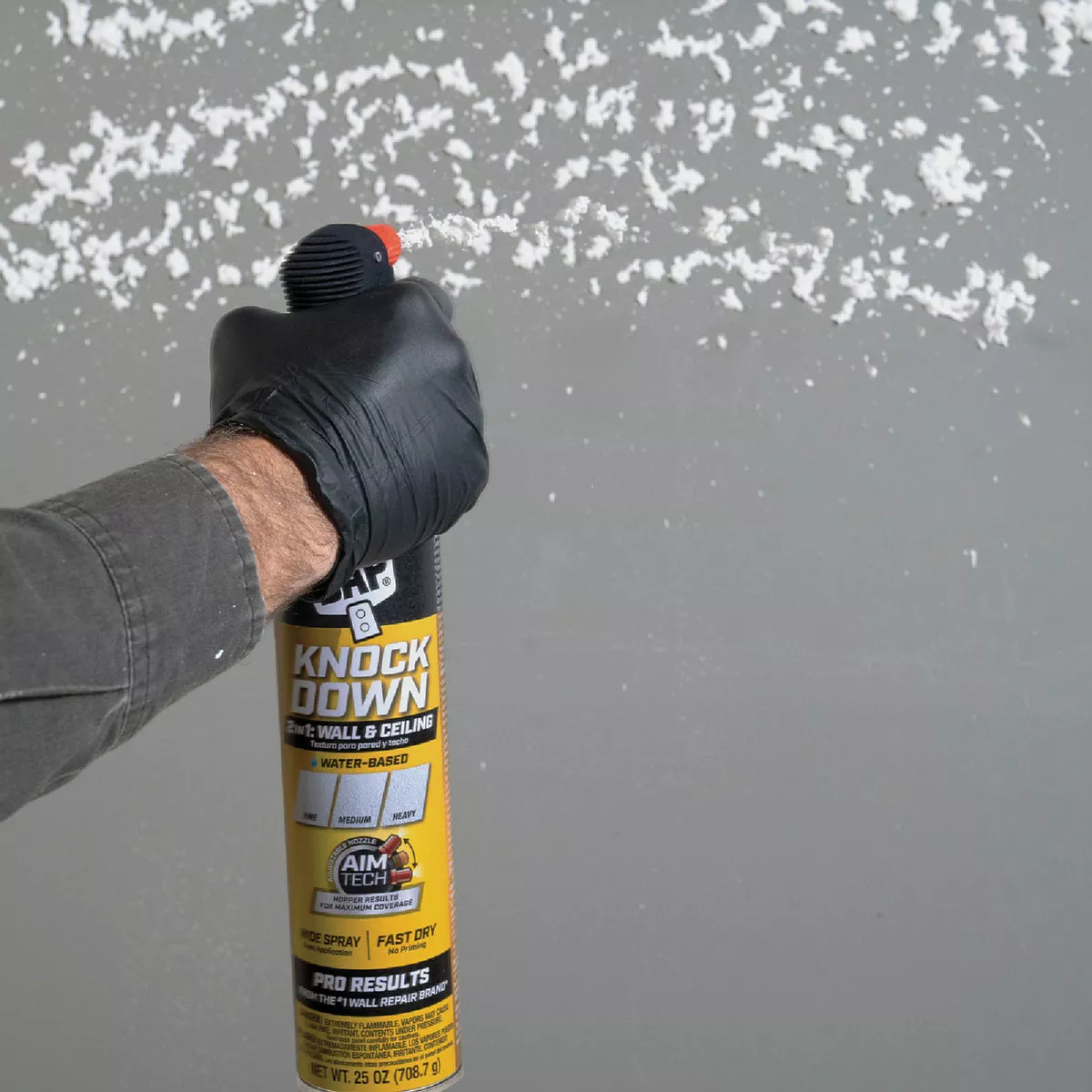 Dap 25 Oz. 2-In-1 Knockdown Water Base Spray Texture with AimTech | Do ...