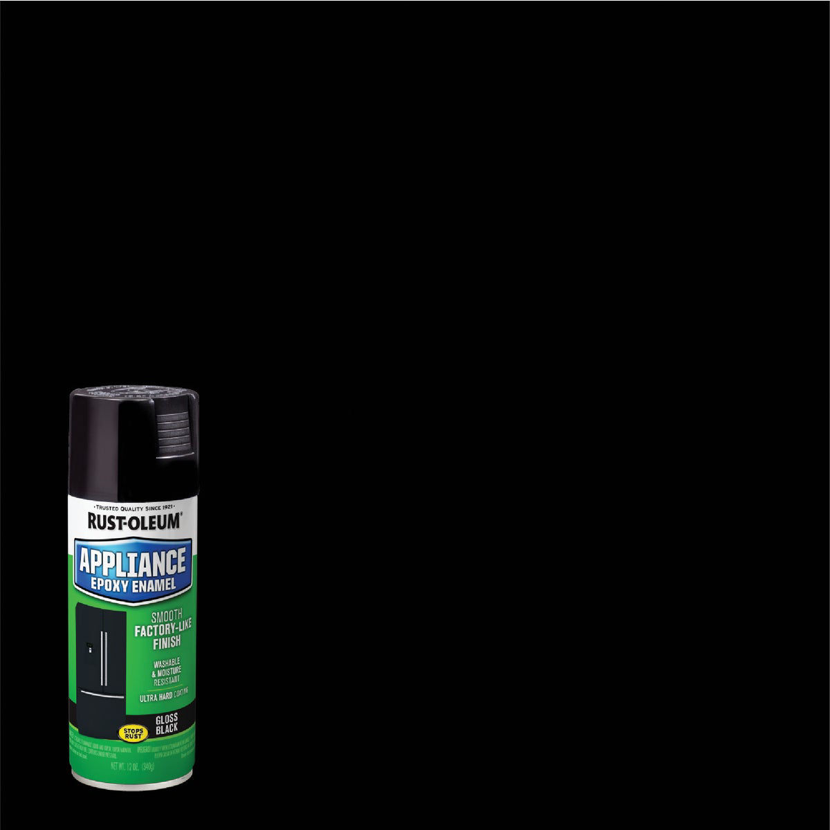 Rust-Oleum Gloss Black 12 Oz. Appliance Spray Paint | Do it Best