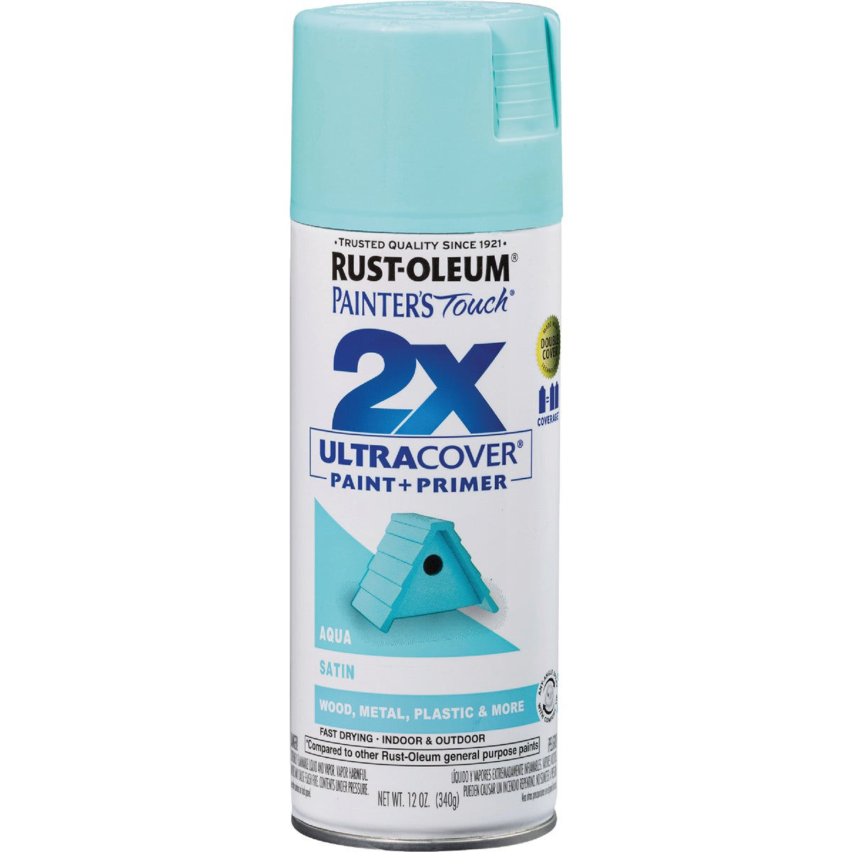 Rust-Oleum Painter's Touch 2X Ultra Cover 12 Oz. Satin Paint + Primer ...