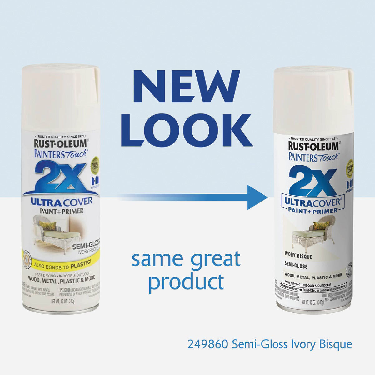 Rust-Oleum Painter's Touch 2X Ultra Cover 12 Oz. Semi-Gloss Paint ...