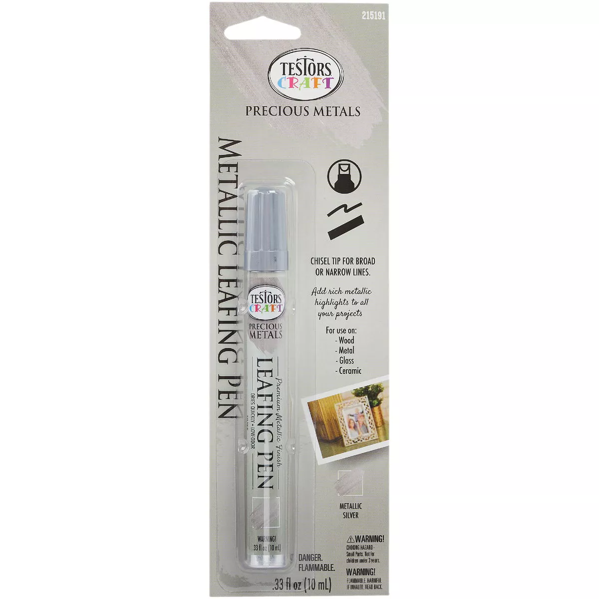 Testors Craft Metallic Silver Leafing Paint Pen | True Value Hardware