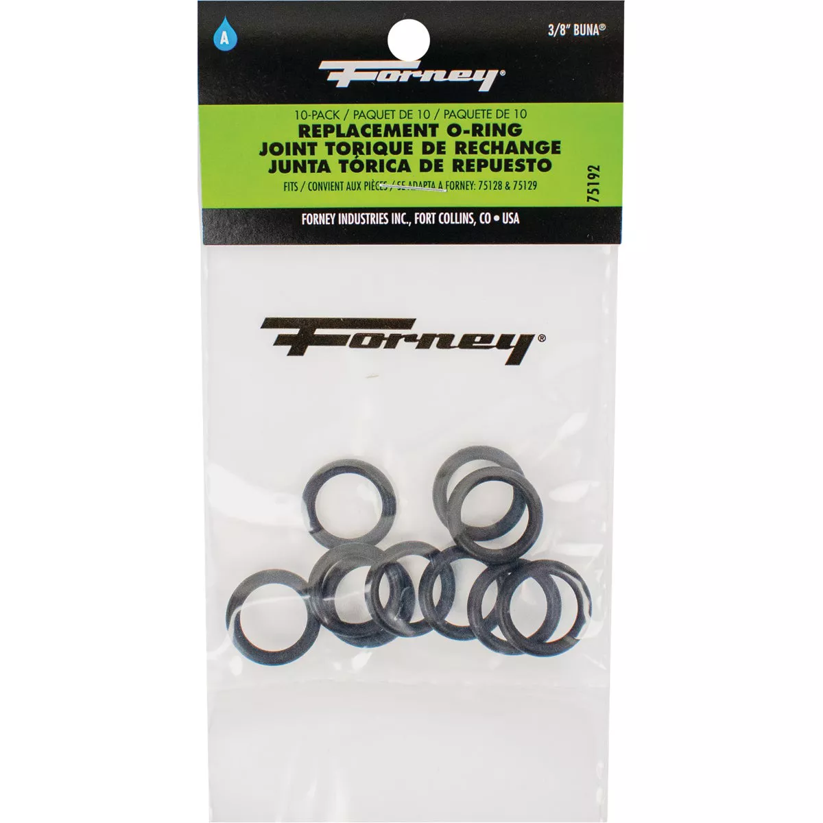 Forney EPDM 3/8 In. x 9/16 In. Pressure Washer O-Ring (10-Pack) | Do it ...