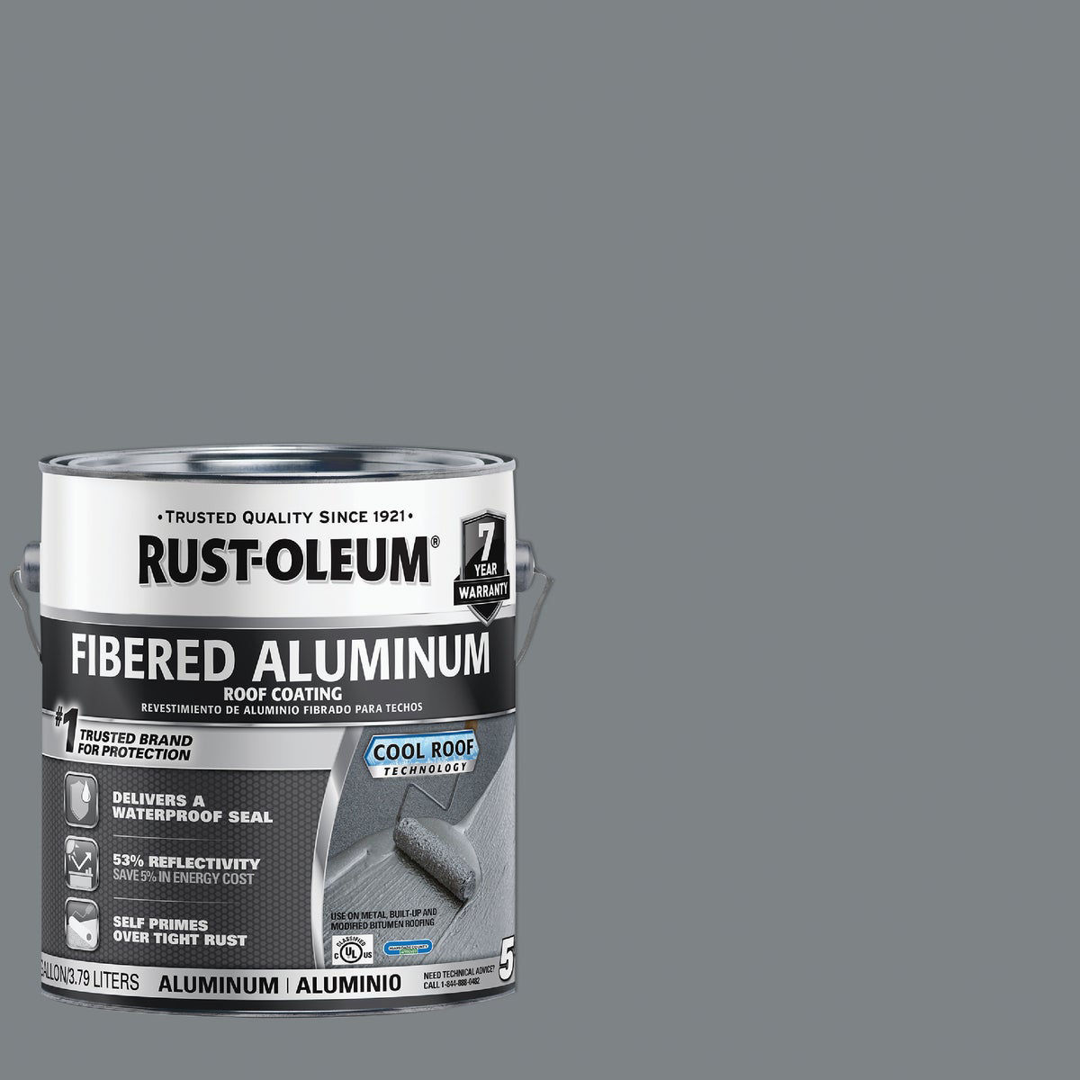 Rust-Oleum 510 1 Gal. 7-Year Fibered Aluminum Roof Coating | Do it Best
