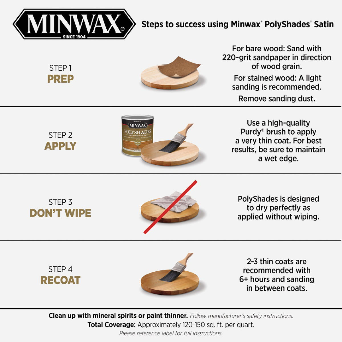 Minwax Polyshades 1/2 Pt. Satin Stain & Finish Polyurethane In 1-Step ...