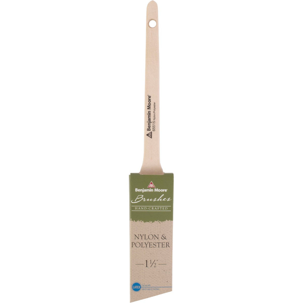 Benjamin Moore 1-1/2 In. Nylon/Polyester Thin Angle Sash Paint Brush ...
