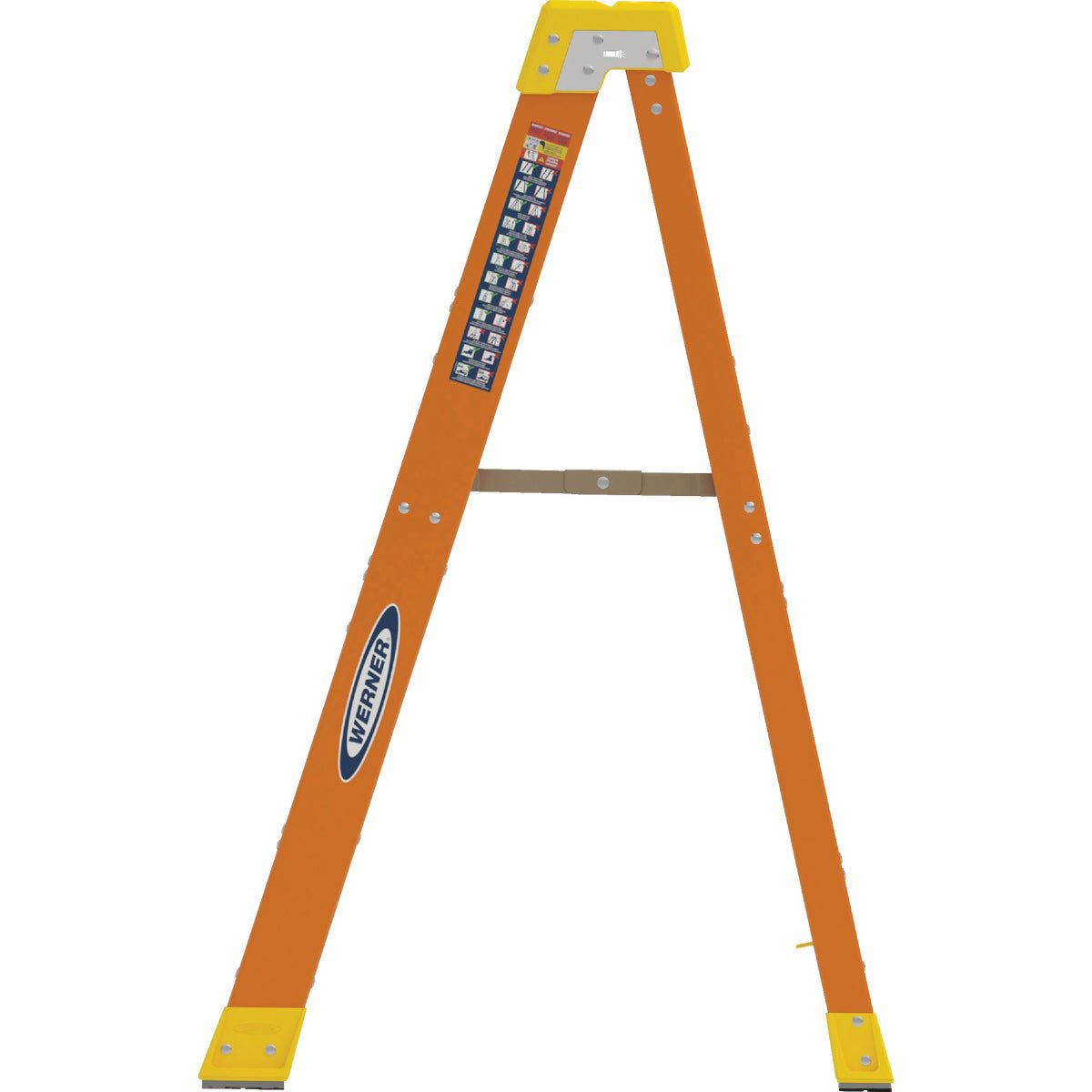 Werner 4 Ft. Fiberglass Step Ladder with 300 Lb. Load Capacity Type IA ...