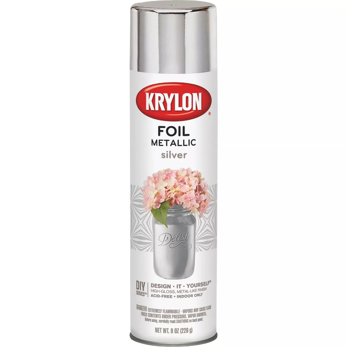 Krylon 8 Oz. Premium Foil Metallic Silver Spray Paint | Do it Best