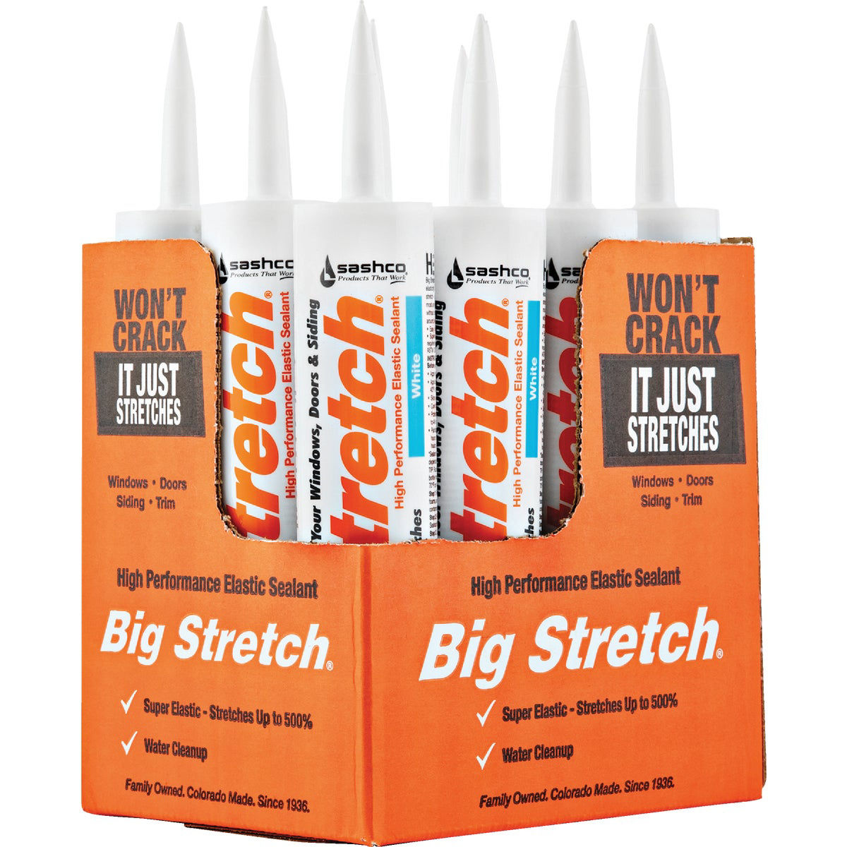 Sashco Big Stretch 10.5 Oz. Acrylic Elastomeric Caulk, White | Do it Best