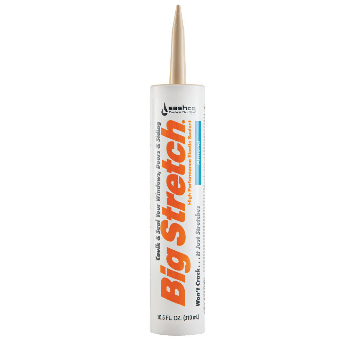 Sashco Big Stretch 10.5 Oz. Acrylic Elastomeric Caulk, Almond | Do it Best
