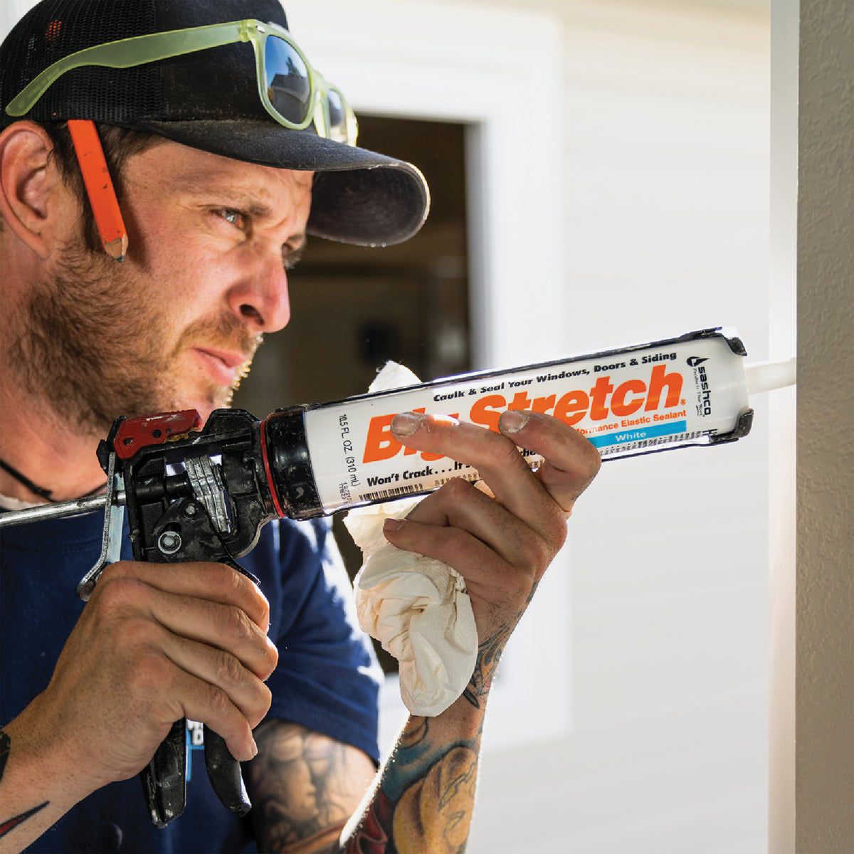 Sashco Big Stretch 10.5 Oz. Acrylic Elastomeric Caulk, Almond | Do it Best