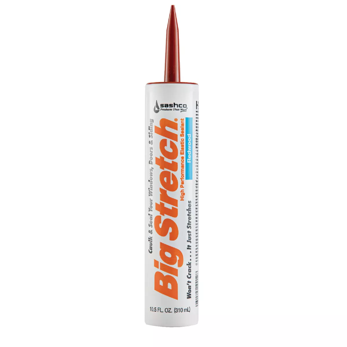 Sashco Big Stretch 10.5 Oz. Acrylic Elastomeric Caulk, Redwood | Do it Best