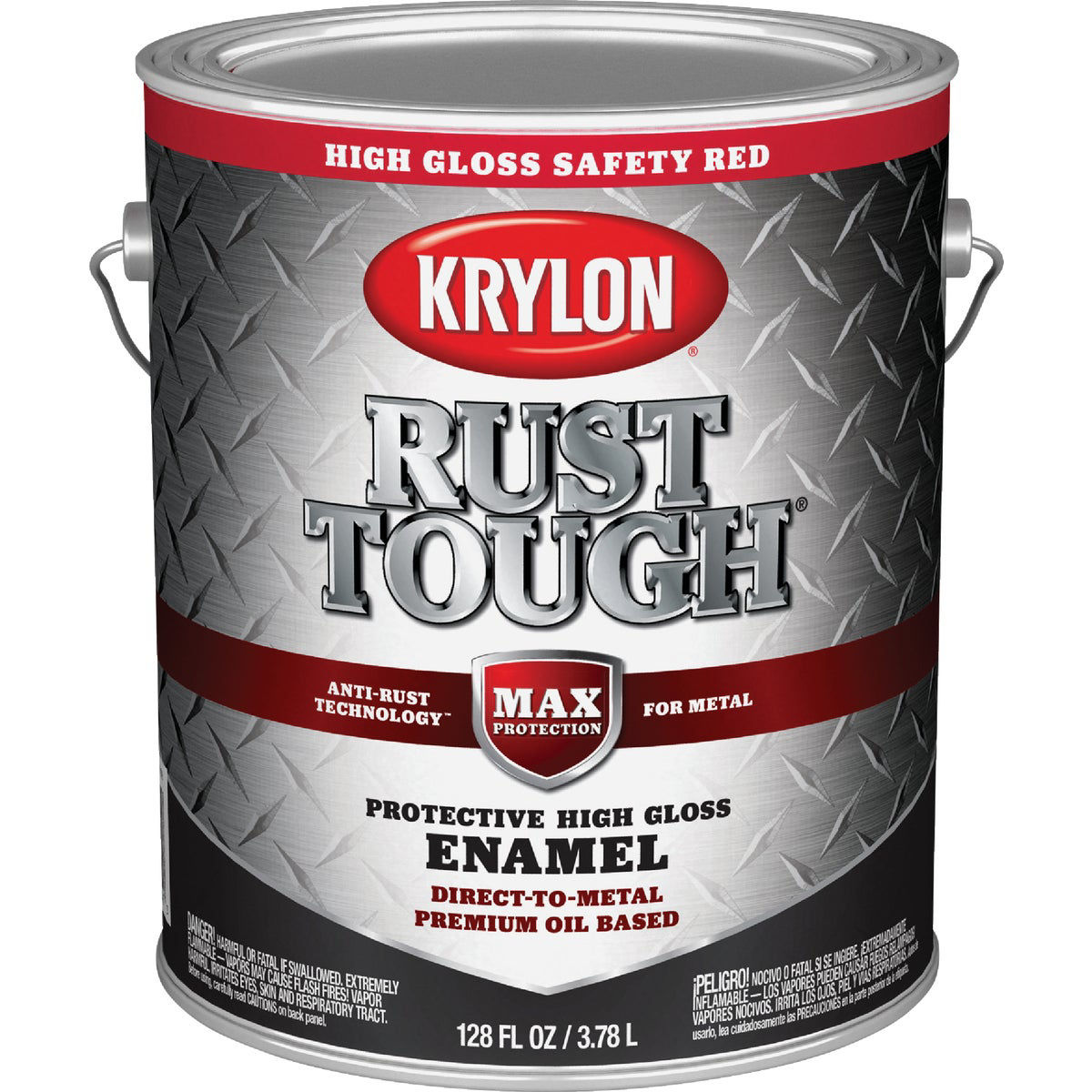 Krylon Rust Tough Gloss Anti-Rust Safety Color Rust Control Enamel ...