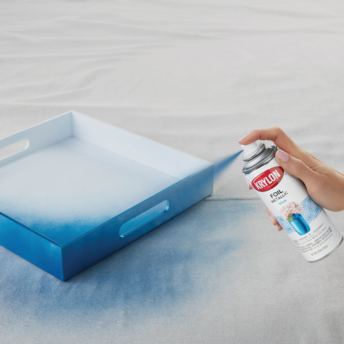 Krylon 8 Oz. Premium Foil Metallic Blue Spray Paint | Do it Best