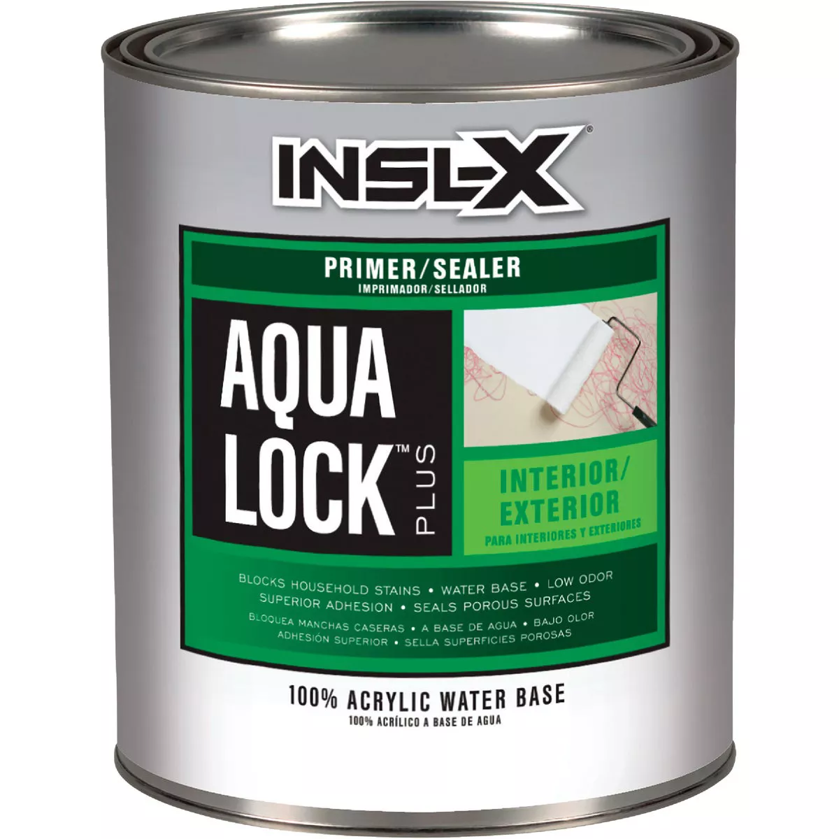 Insl-X Aqua Lock Plus 1 Qt. Deep Tint Acrylic Interior/Exterior Primer ...