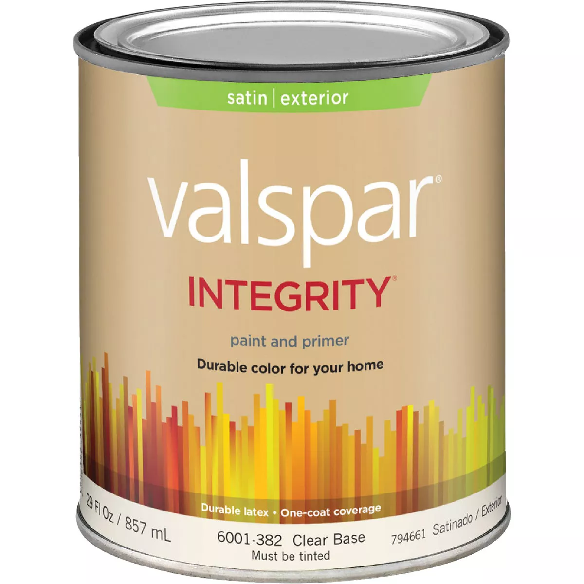 Valspar Integrity Latex Paint And Primer Satin Exterior House Paint ...