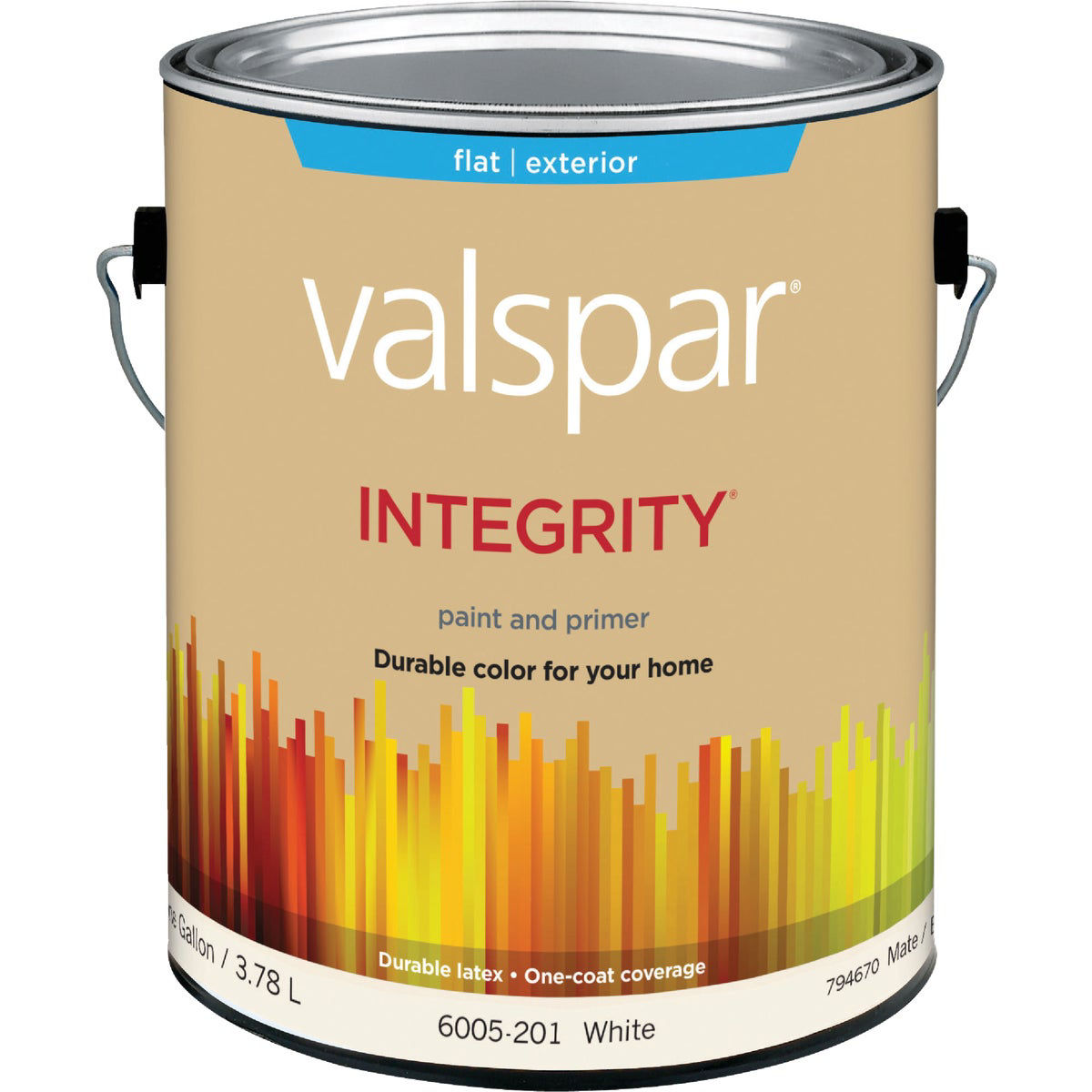 Valspar Integrity Latex Paint And Primer Flat Exterior House Paint ...
