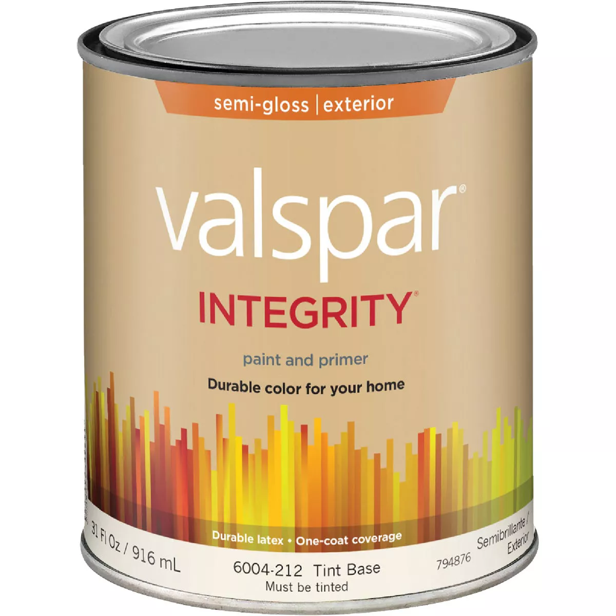Valspar Integrity Latex Paint And Primer Semi-Gloss Exterior House ...