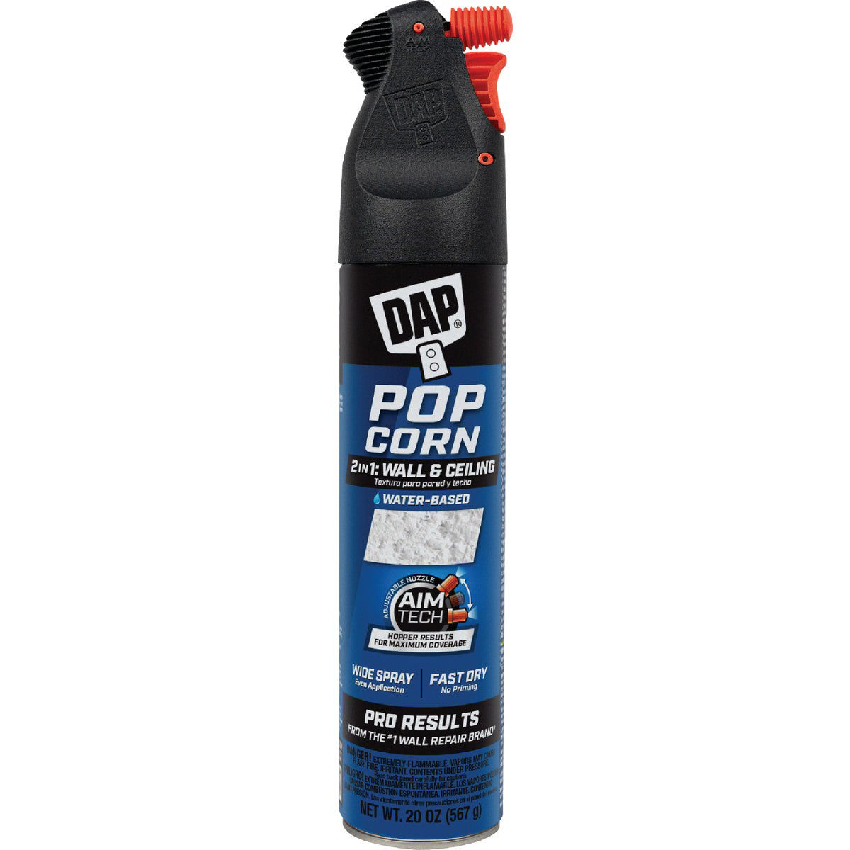 Dap 20 Oz. 2-In-1 Popcorn Water Base Spray Texture with AimTech | Do it ...