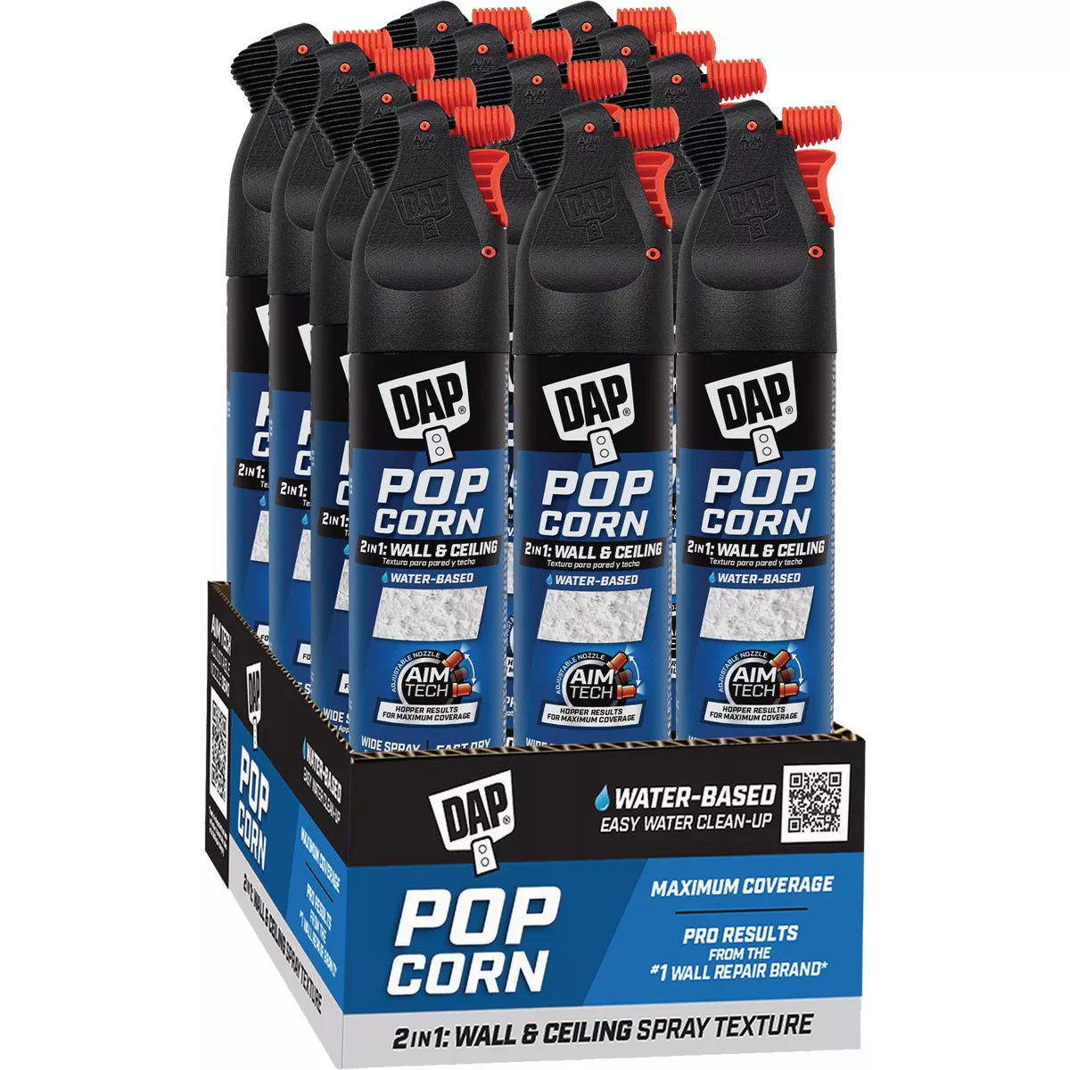Dap 20 Oz. 2-In-1 Popcorn Water Base Spray Texture with AimTech | Do it ...