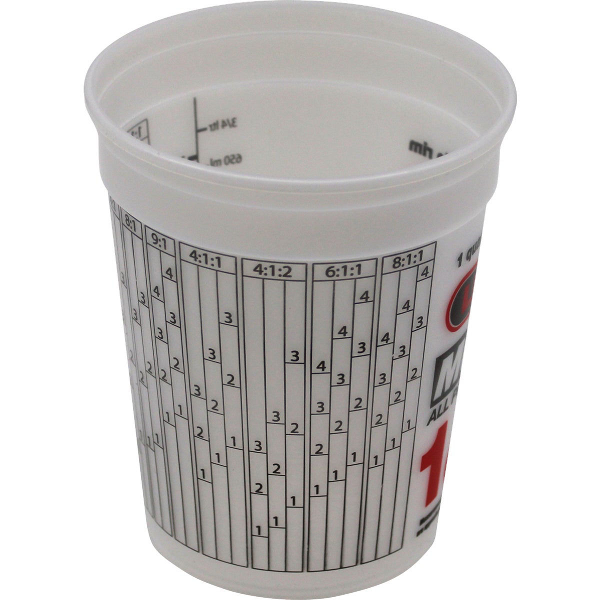 Leaktite 1 Qt. Semi-Transparent Multi-Mix All Purpose Mixing And ...