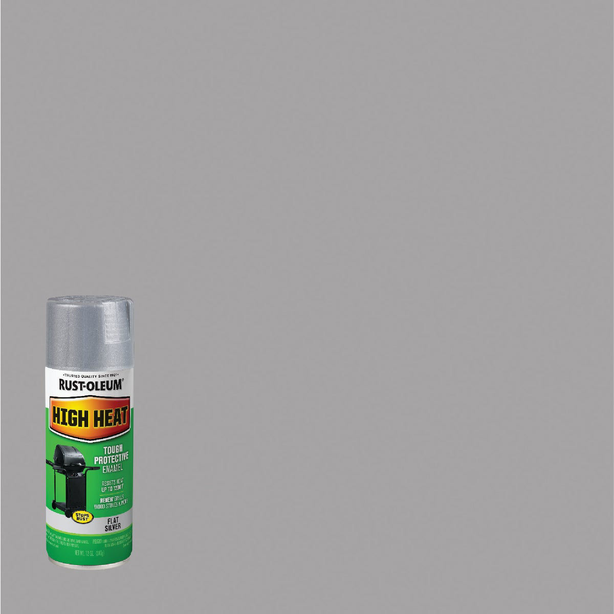 Rust-Oleum Silver Flat 12 Oz. High Heat Spray Paint | Do it Best