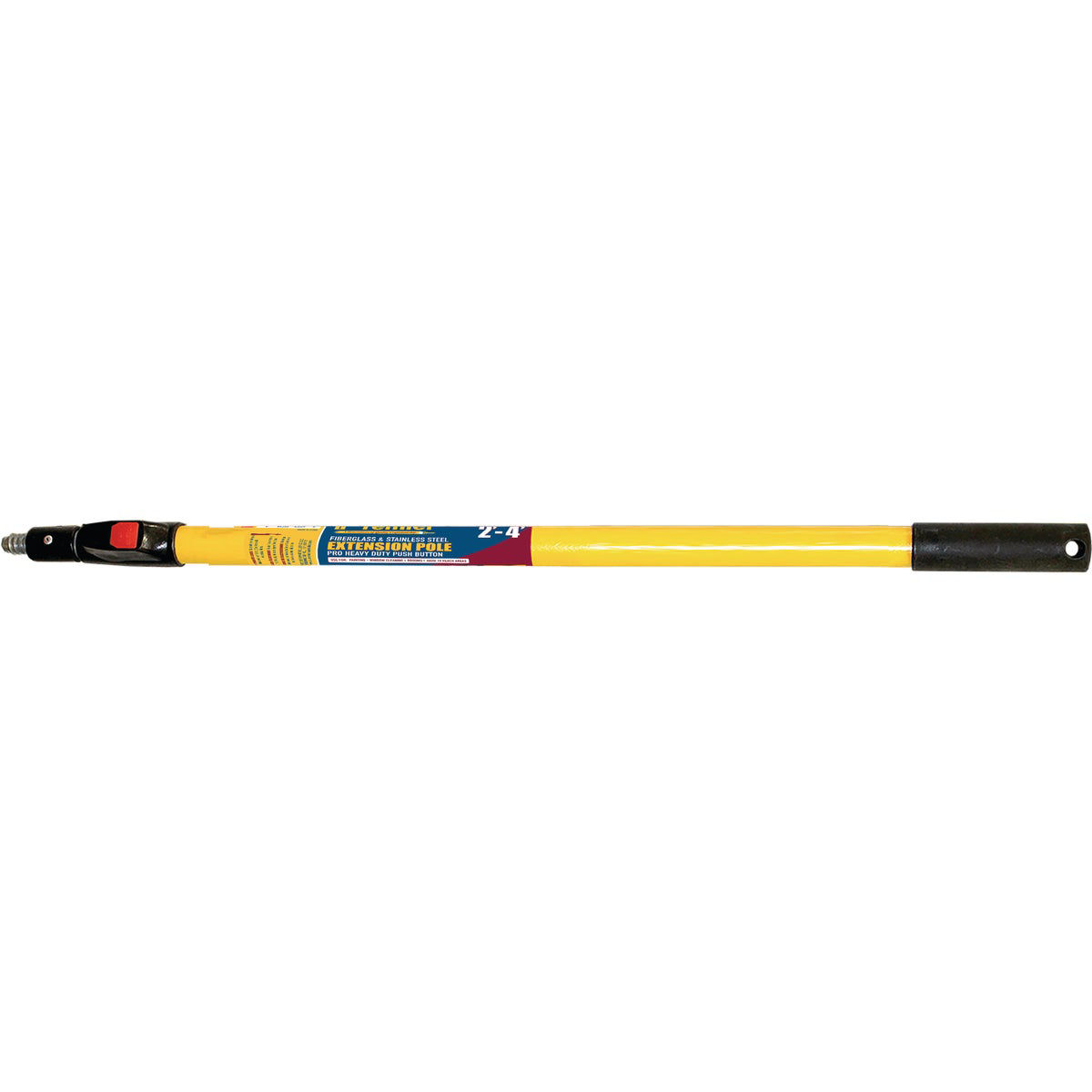 Premier 2 Ft. To 4 Ft. Telescoping Fiberglass & Stainless Steel Push ...