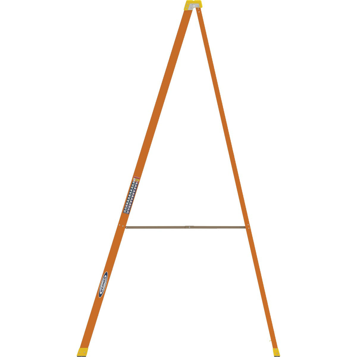 Werner 12 Ft. Fiberglass Step Ladder with 300 Lb. Load Capacity Type IA ...