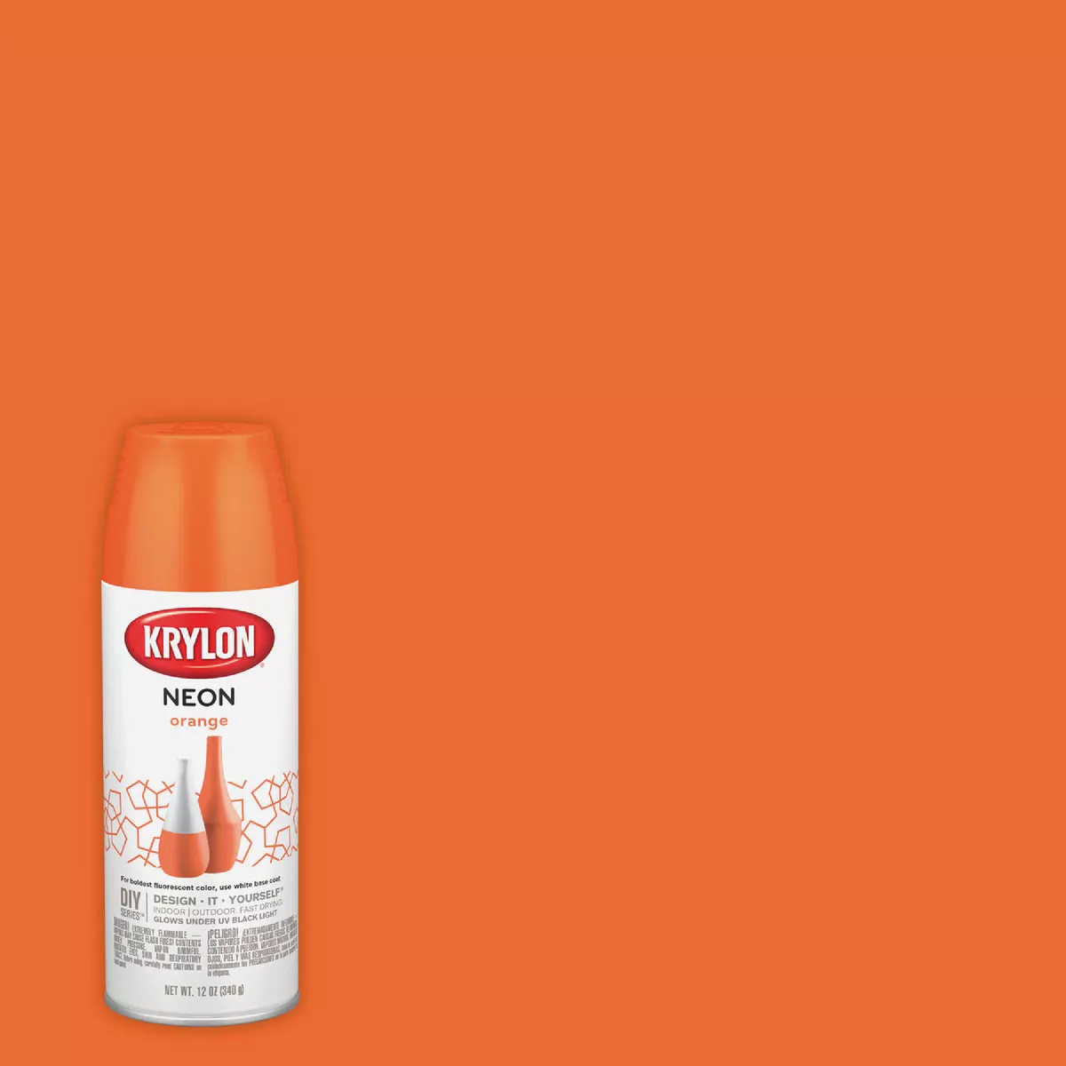 Krylon 12 Oz. Neon Orange Spray Paint | Do it Best