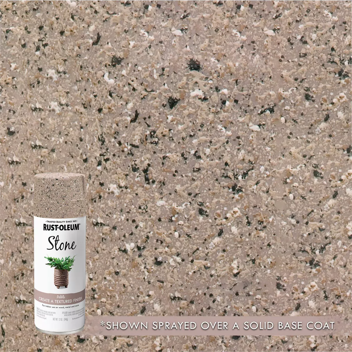 Rust-Oleum 12 Oz. Stone Pebble Textured Spray Paint | Do it Best