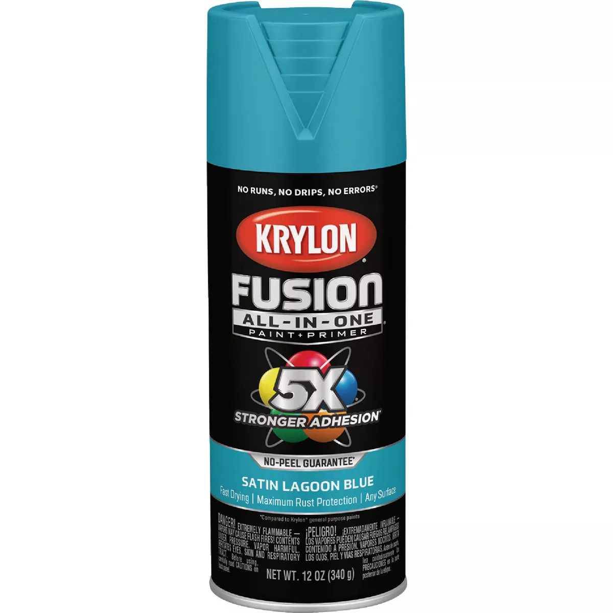 Krylon Fusion All-In-One 12 Oz. Satin Spray Paint, Lagoon Blue | Do it Best